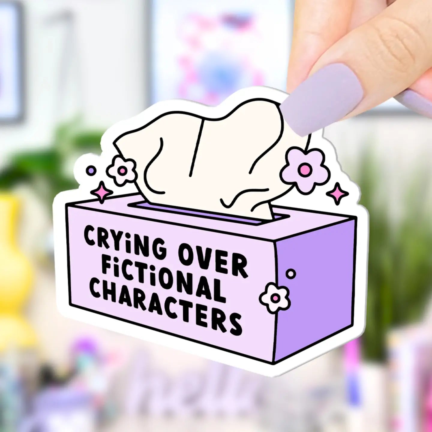 Tissues / sticker – Wildflower Fiction