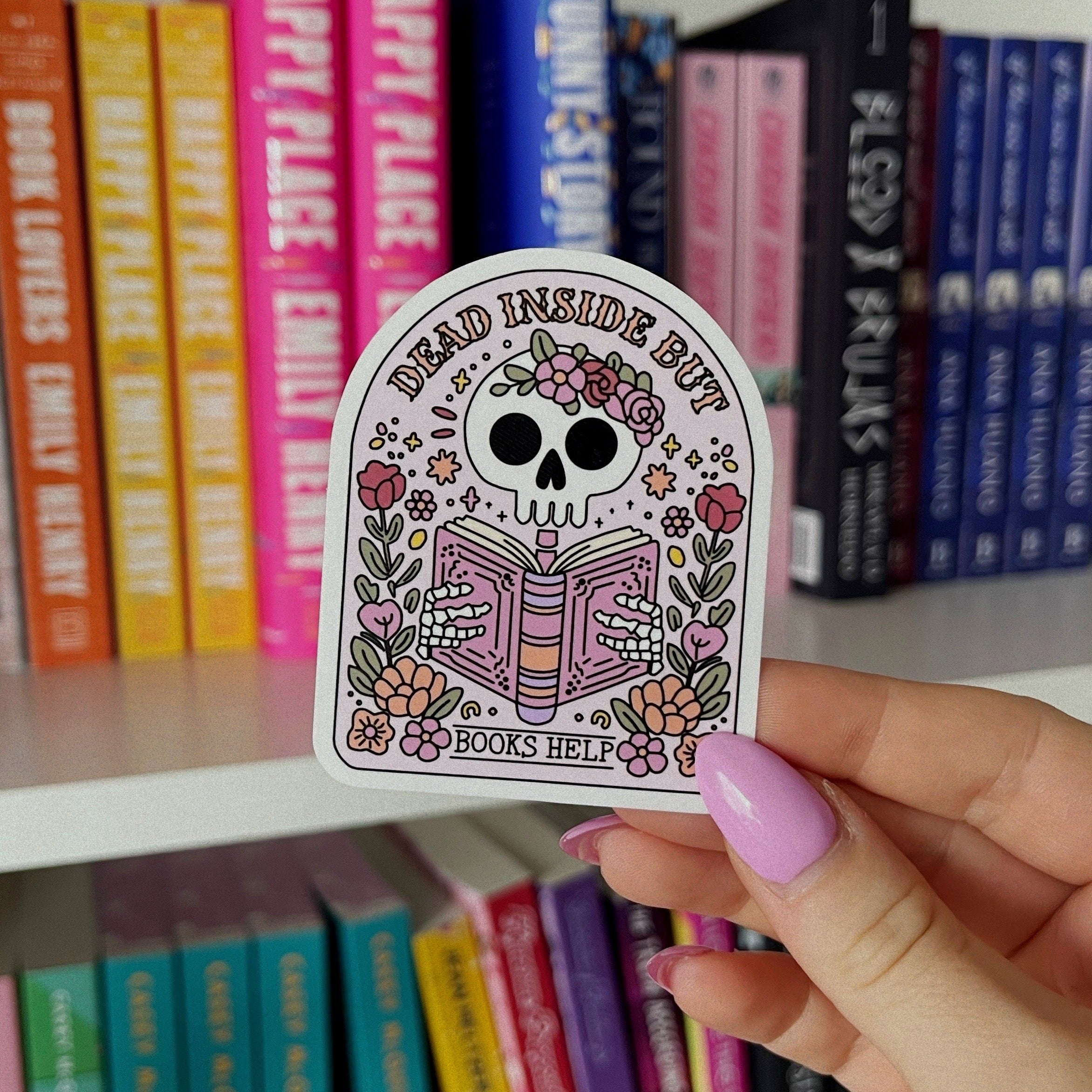 Dead Inside / sticker – Wildflower Fiction