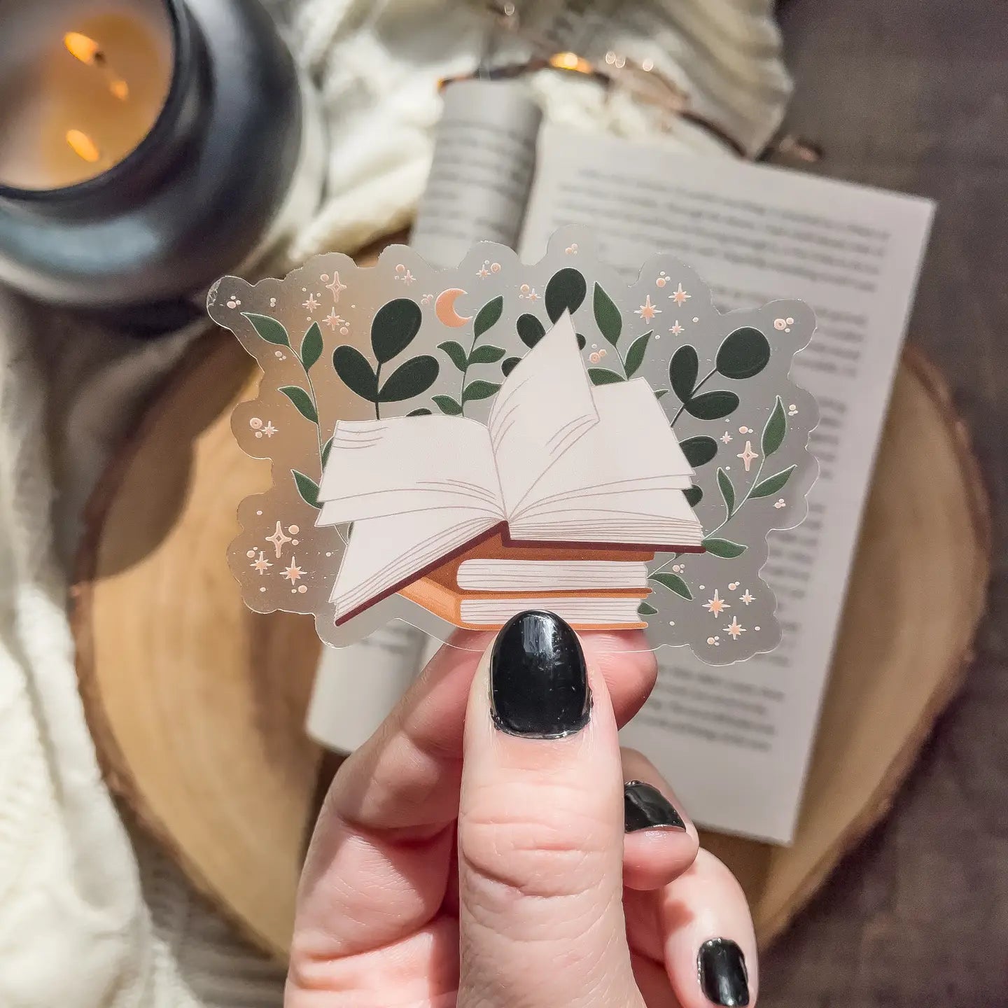 Book Stack / sticker – Wildflower Fiction